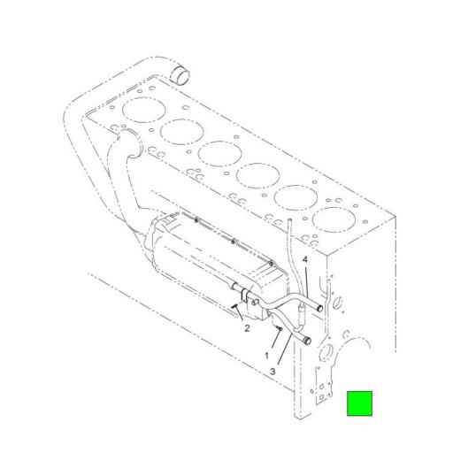 7080387C91 Navistar International | EGR Coolant Return Tube Assembly ...