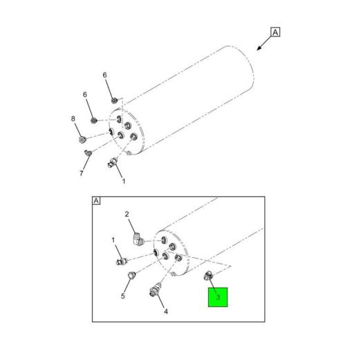 3829714C1 Navistar International | Check Valve Reverse Elbow 90 ...
