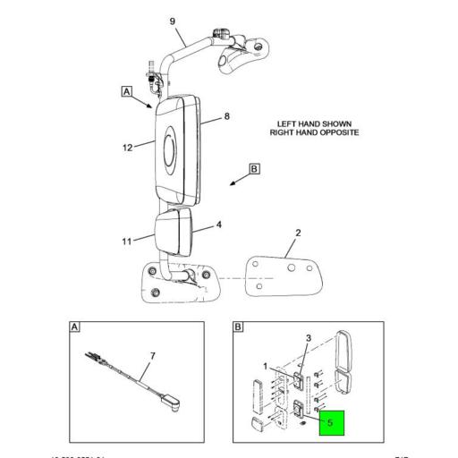 2517369C1 Navistar International | CARRIER PLATE W/GLASS CVX HTD ...