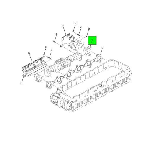 1870574C91 Navistar International | Exhaust Manifold Assembly | Source ...