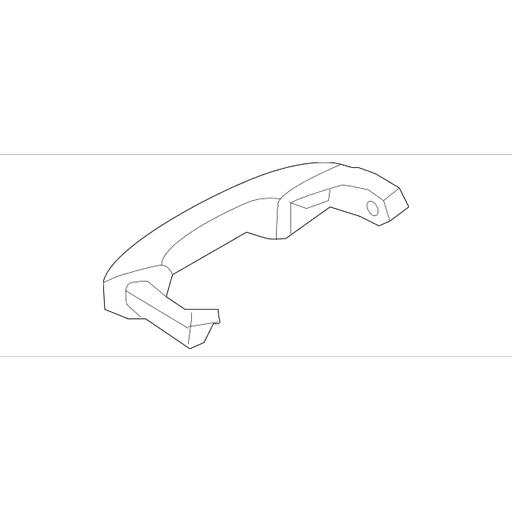 LB5Z7822404DBPTM Ford | Exterior Door Handle - Right Front Outer ...