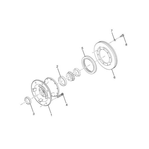 3876024C92 Navistar International | Front Wheel Hub with Rotor F12 ...
