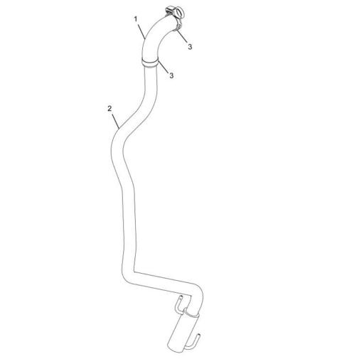 3006158C92 Navistar International | Open Breather Tube Assembly ...