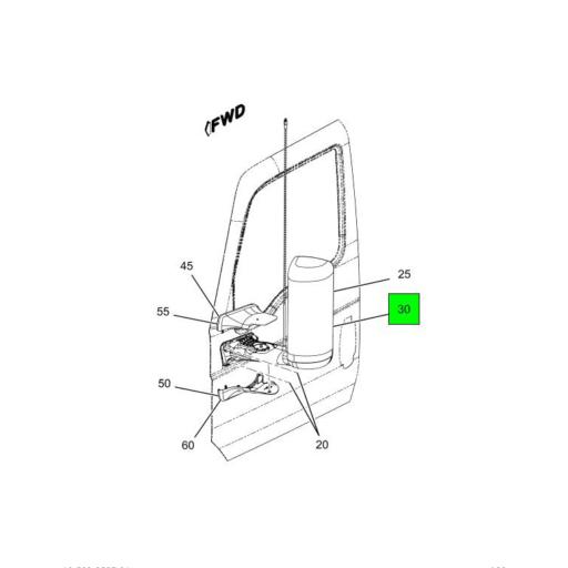 4188591C91 Navistar International | Rear-View Mirror with Pedestal ...