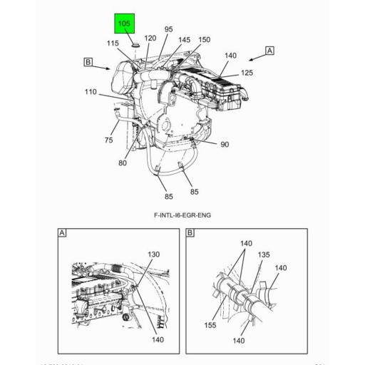 2039390C4 Navistar International | Coolant Reservoir Cap Assembly ...