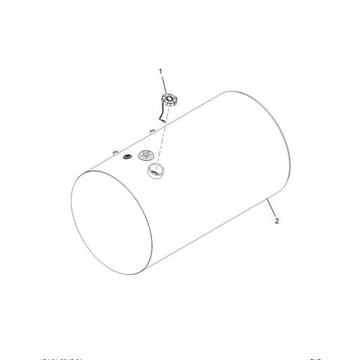 2516191C91 Navistar International | TANK FUEL SERVICE 26 INCH DIAMETER ...