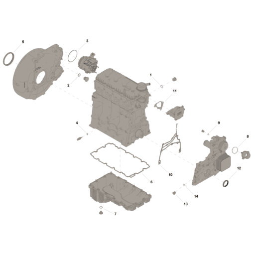 5473150 | Cummins® | Lower Engine Gasket Kit | Source One Parts Center