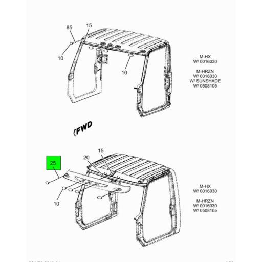 3788245C91 Navistar International | Clearance Dome Harness Sunshade ...
