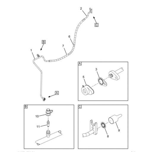 4088175C93 Navistar International | A/C Hose Assembly Condenser to ...