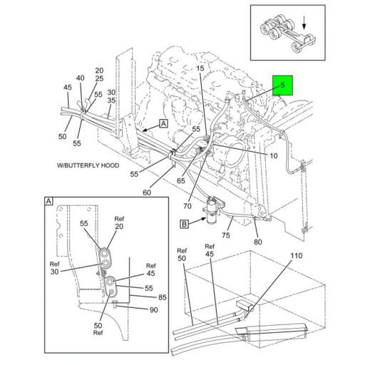 3551941C92 Navistar International | HOSE FLEXIBLE REFRIGERANT AIR ...