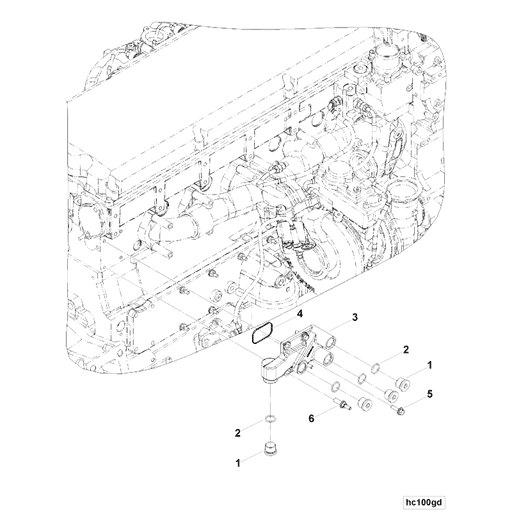 4298644CUM Kenworth | Water Transfer Connection | Source One Parts Center