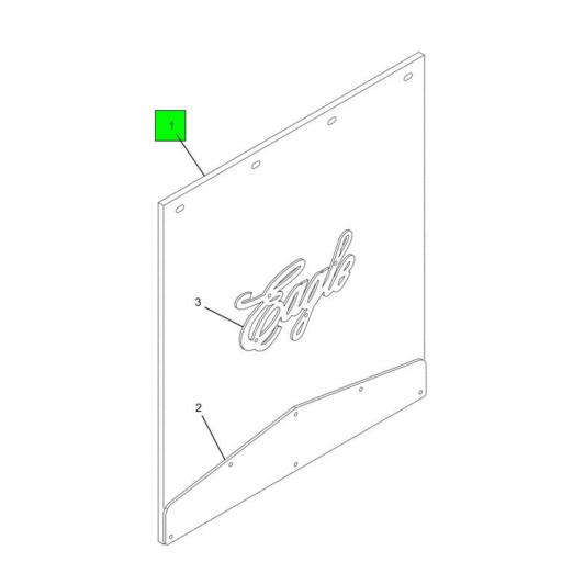 3519048C1 Navistar International | Mud Flap Guard | Source One Parts Center