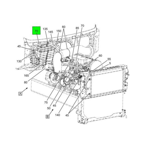 3676821C91 Navistar International | HOSE AIR CONDITIONER ACCUMULATOR TO ...