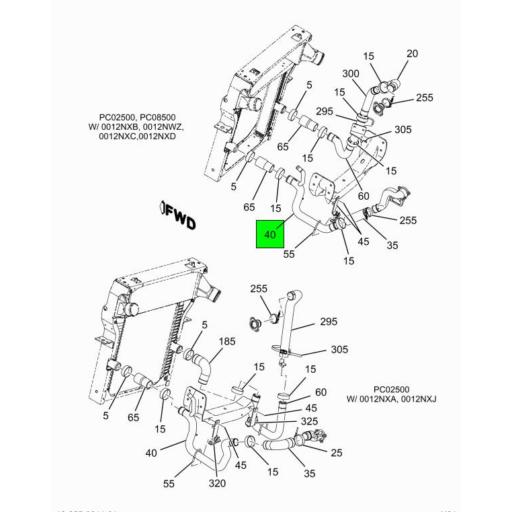 4131761C2 Navistar International | HOSE FUEL SUPPLY LINE TO ENGINE FROM ...