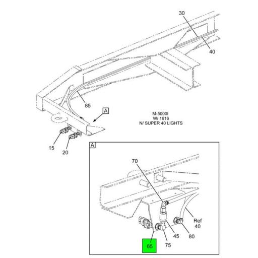 3603468C1 Navistar International | Gladhand Mounting Bracket | Source ...