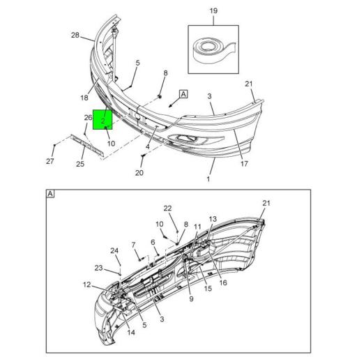 3667710C95 Navistar International | Front Bumper Assembly with Fog ...