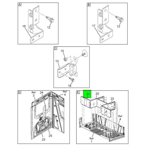 3595098C4 Navistar International | Front Lower Bunk Support | Source ...