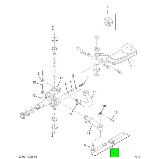 2512818C91 Navistar International | Tie Rod Tube and Tie Rods | Source ...