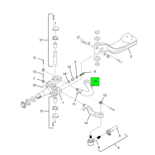 3133E7337A Navistar International | Steering Arm | Source One Parts Center