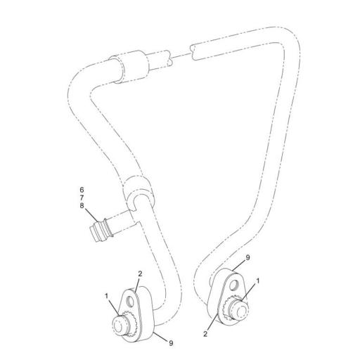 3582989C91 Navistar International | Flexible Refrigerant Hose A/C ...