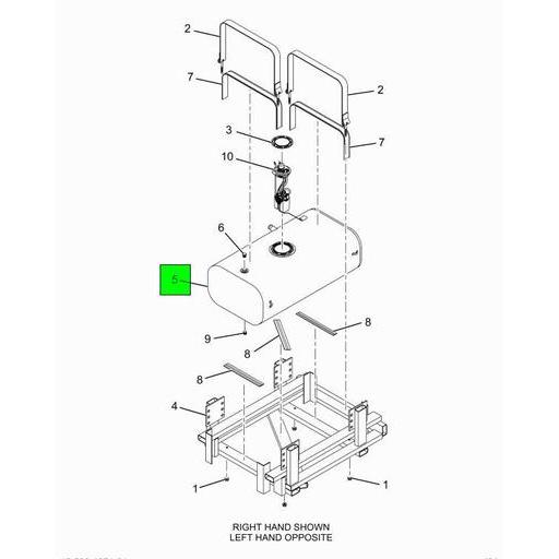 4320007C3 Navistar International | Fuel Tank 60 Gallon Gas 7000 ...