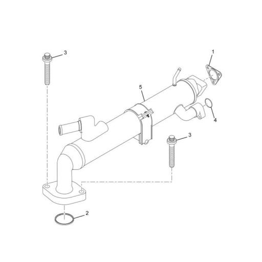 1848258C93 Navistar International | Exhaust Gas Recirculation Cooler ...