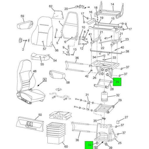 2505470C1 Navistar International | Seat Arm Spacer Bushing | Source One ...