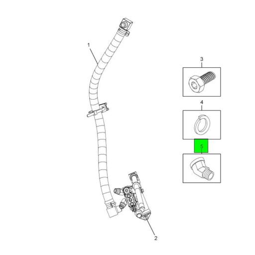 3520250C1 Navistar International | Elbow 45 Degree 3/8 PTC x 1/8 MP ...