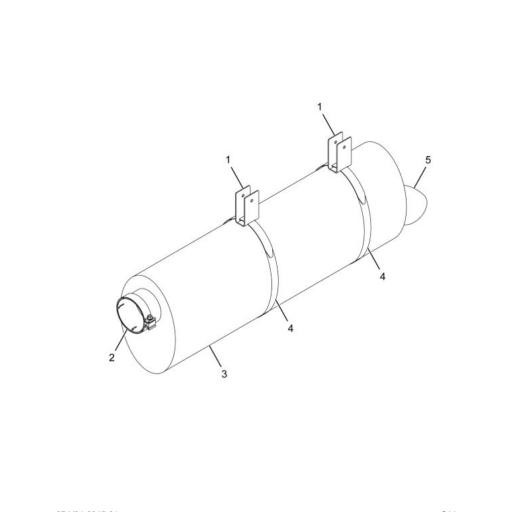 3558852C2 Navistar International | Muffler Exhaust H-H ISM C10 Engines ...