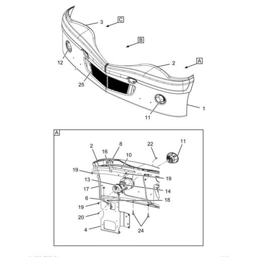 6127695C95 Navistar International | Front Bumper Assembly | Source One ...