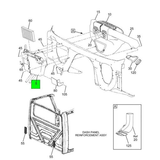 3670125P94 Navistar International | Air Conditioning Assembly Left-Hand ...