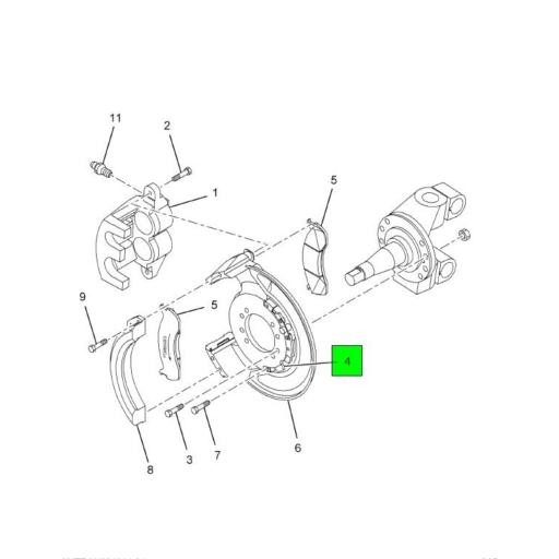 2509249C92 Navistar International | Caliper Anchor Plate Right-Hand 73 ...
