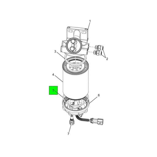 1848672C2 Navistar International | SEAL ELEMENT AND BOWL PRIME FILTER ...