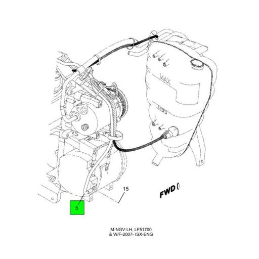 3958857C91 Navistar International | Alternator Cable Assembly Remote ...