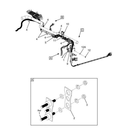 3761657F96 Navistar International | Instrument Panel Base Harness With ...