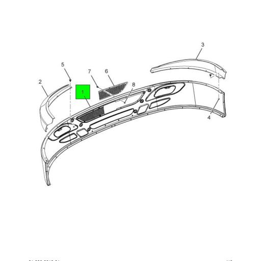 3998495C1 Navistar International | BUMPER FRONT-WINGMAN FLOOR-20 ...