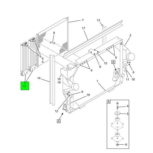 2502983C1 Navistar International | Oil Cooler for Power Steering and ...