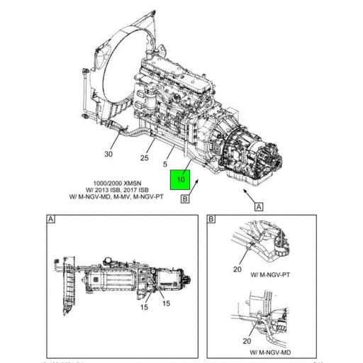 4108717C2 Navistar International | Cooler Line Tube Assembly | Source ...