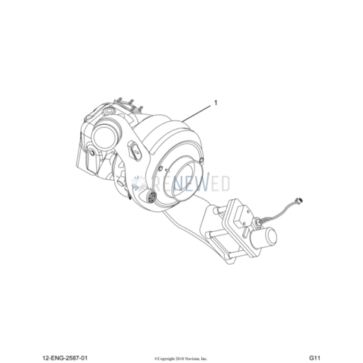 5010723R92 Navistar International | Kit Turbocharger Remanufactured 466 ...