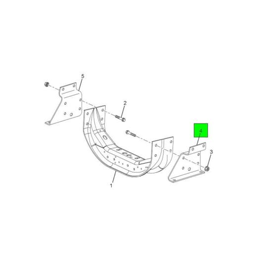 3617988C1 Navistar International | Left Front Engine Mount Support ...