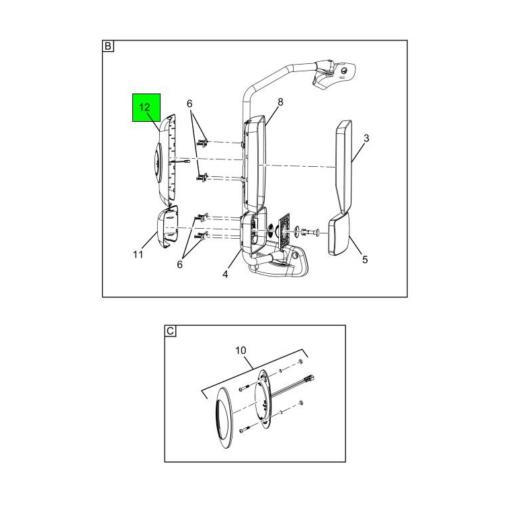 2521301C91 Navistar International | Main Housing Assembly NH MAN HTD ...