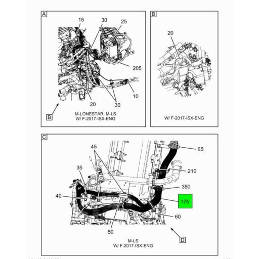 4234442C91 Navistar International | Charging Harness 12V With ISX 15L ...