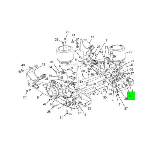 31079R1 Navistar International | Flange Head Bolt M16 x 140 - 2 Pack ...