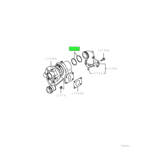 ME013726 Mitsubishi FUSO | Turbocharger Seal Ring | Source One Parts Center