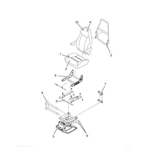 3778680C91 Navistar International | Seat Driver Mechanical Suspension ...