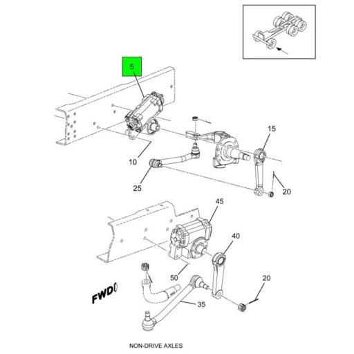 3584069C91 Navistar International | Power Steering Gear Assembly M110 ...