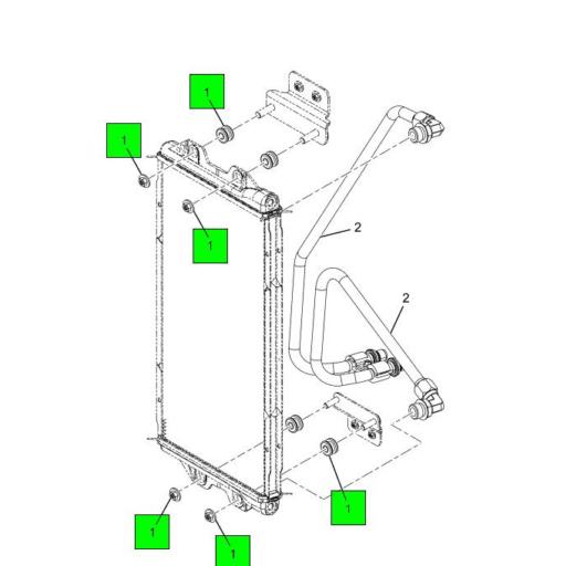 2601803C91 Navistar International | Radiator Repair Hardware Kit ...
