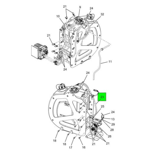 4086219C93 Navistar International | ISX DEF Tank Jumper Harness ...