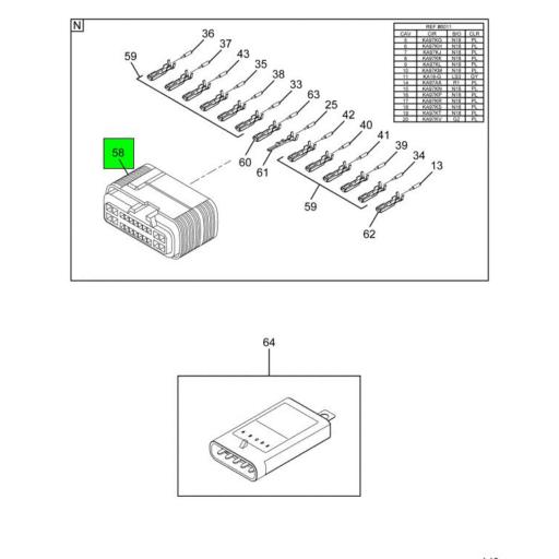 2523789C91 Navistar International | Apex Body Connector 24-Way | Source ...