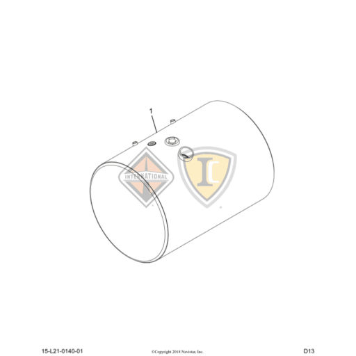 3752036C93 Navistar International | Fuel Tank 26-in Diameter 70 gal ...